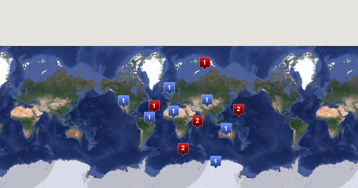 Annotated Map of The World : Scribble Maps