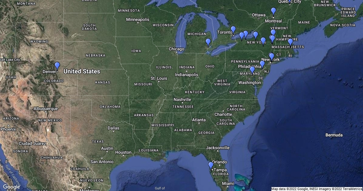 My ballparks : Scribble Maps