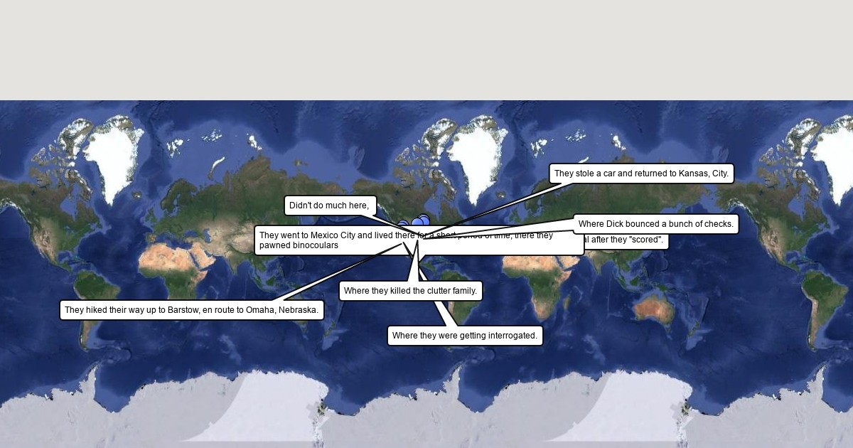 Dick and Perry: In cold Blood : Scribble Maps