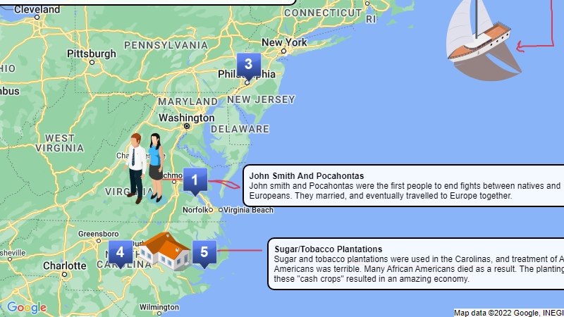 Cece Kurland Annotated Map : Scribble Maps