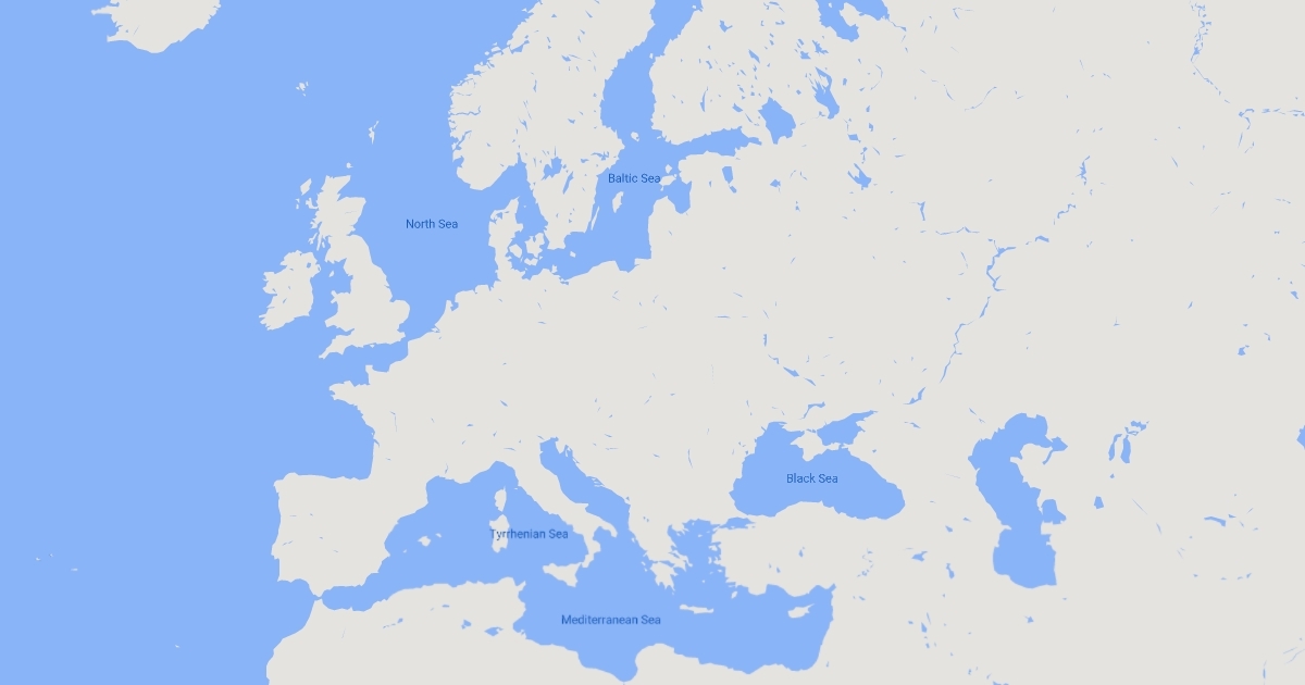 europe physical features : Scribble Maps