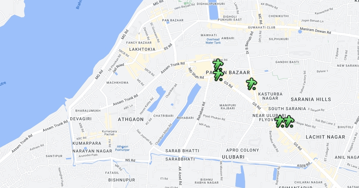 Sports Shops (Playing Figure) : Scribble Maps