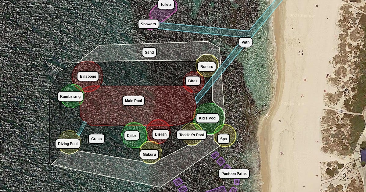 Ocean Pool : Scribble Maps