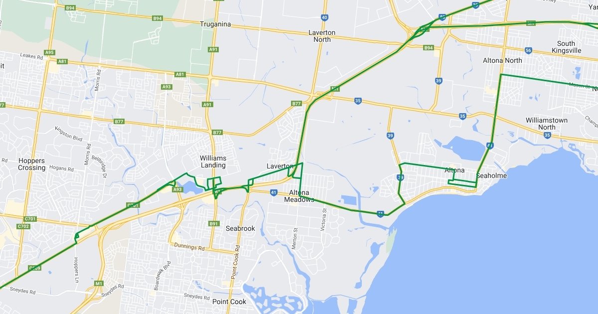 Melbourne Train Bus Replacement : Scribble Maps