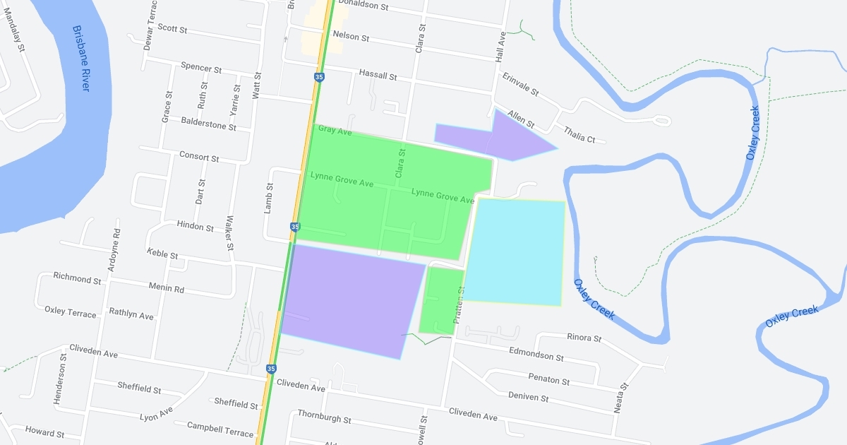 Map of Corinda State High School area : Scribble Maps