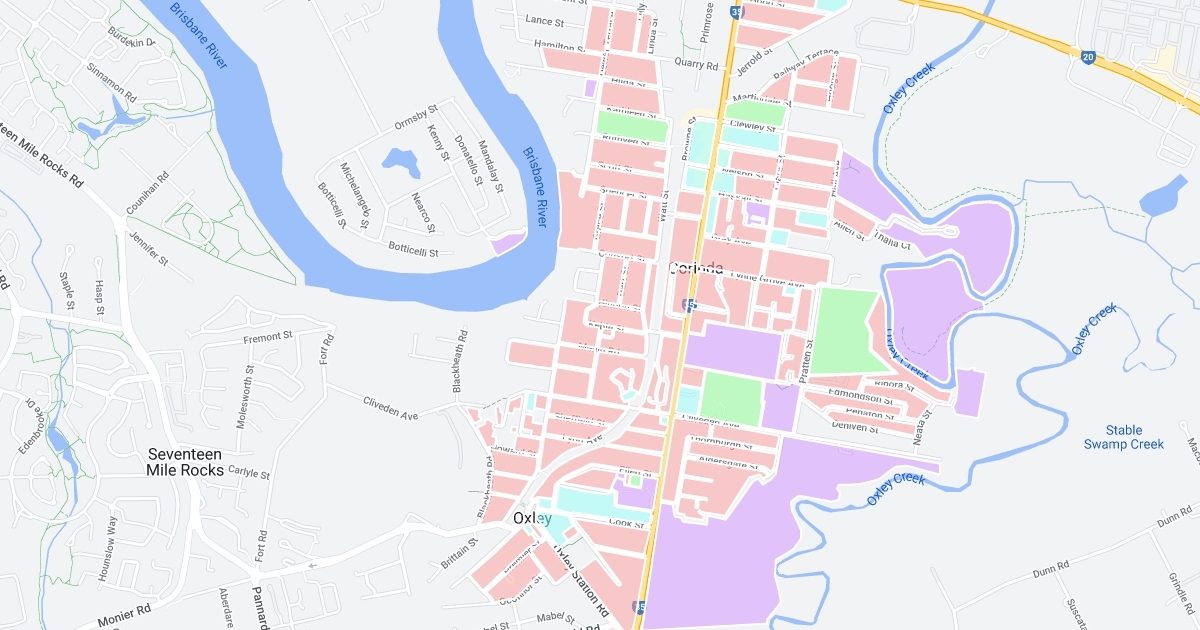 Map of Corinda : Scribble Maps