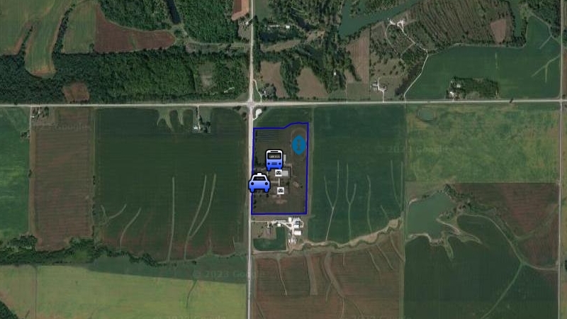 Satellite Map Of Spoon River Valley School : Scribble Maps