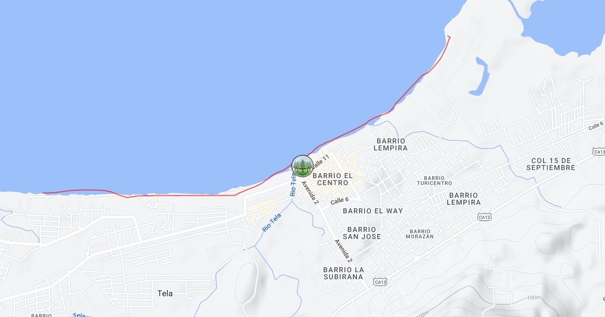 playas de tela : Scribble Maps