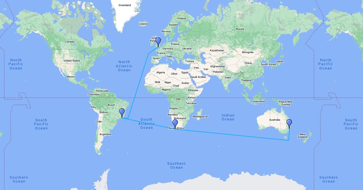 first fleet : Scribble Maps