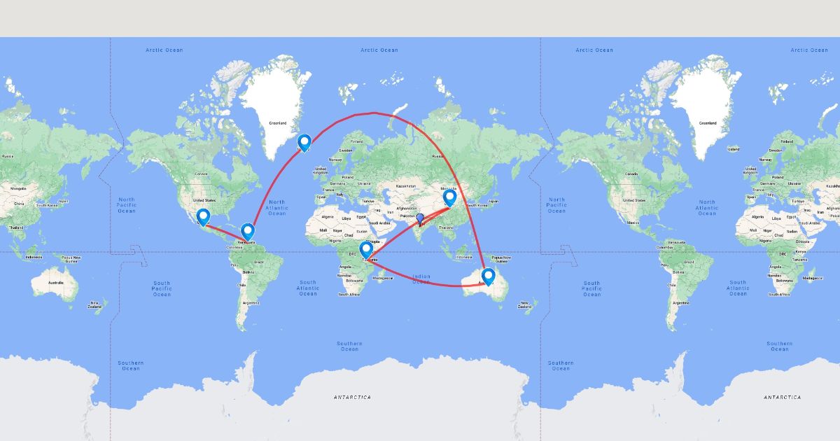 Trip To Mexico : Scribble Maps