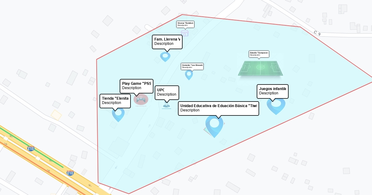 Mapa de mi barrio : Scribble Maps