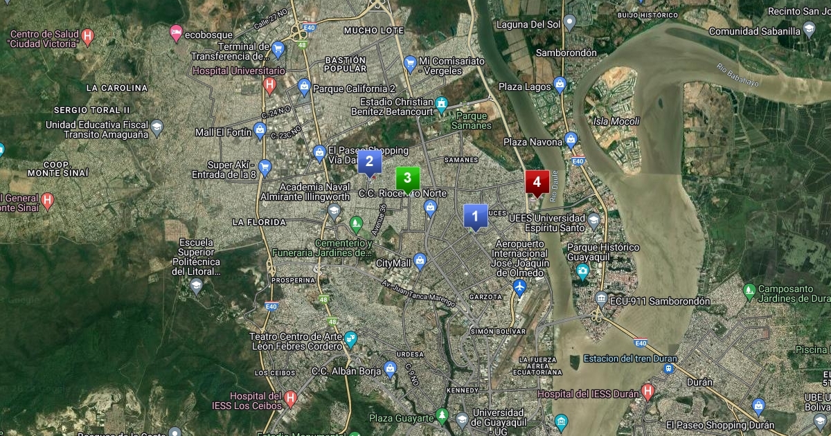 Mi mapa Guayaquil : Scribble Maps