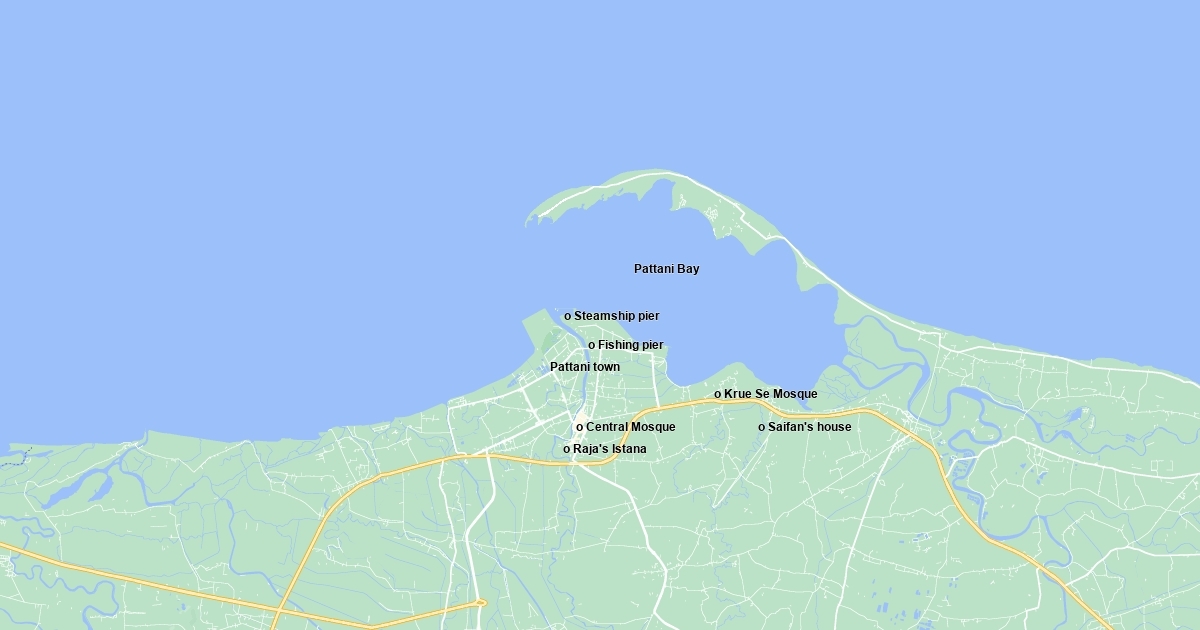 Map of Pattani : Scribble Maps