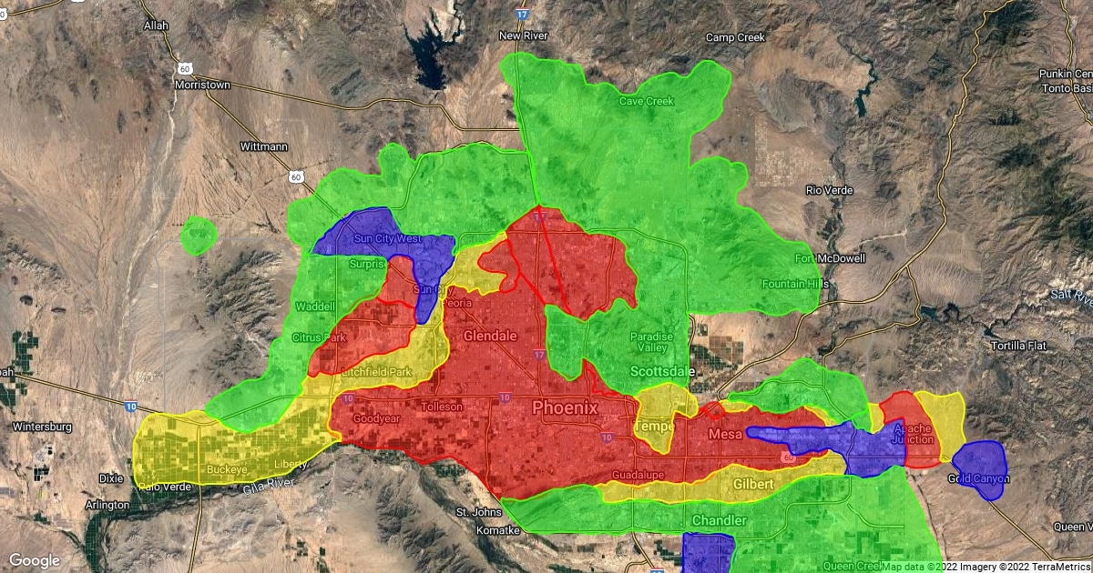Best Areas of Phoenix : Scribble Maps