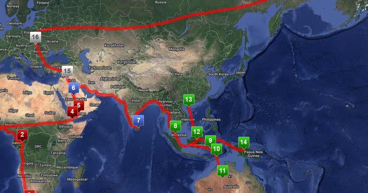 Migration Map : Scribble Maps