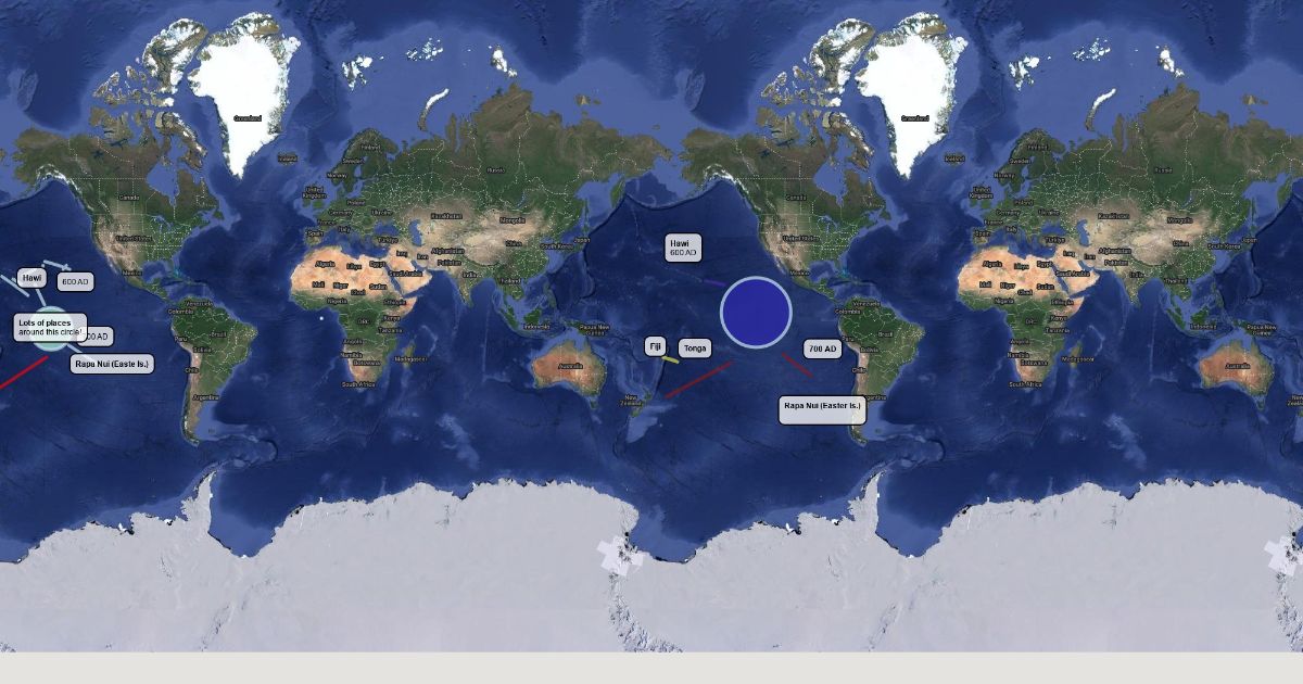 Polynesian Migration : Scribble Maps
