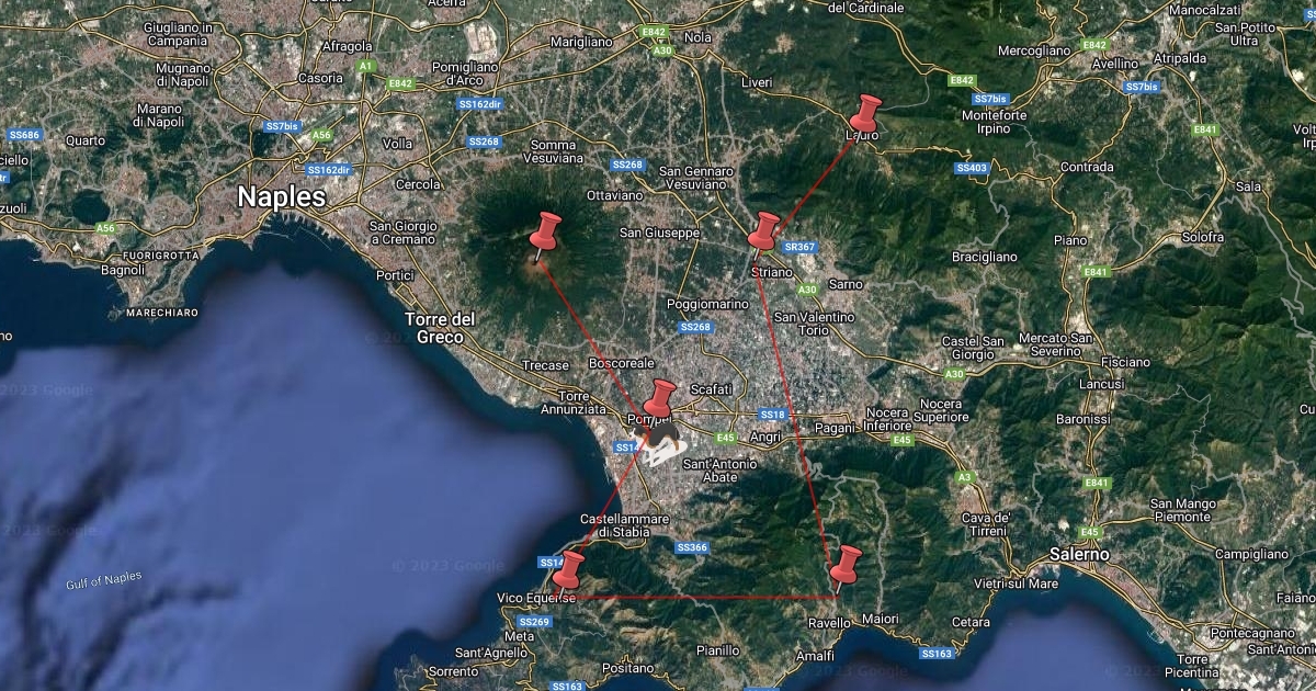 Story of Pompeii : Scribble Maps