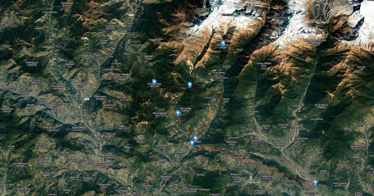 Poolhill Trek : Scribble Maps