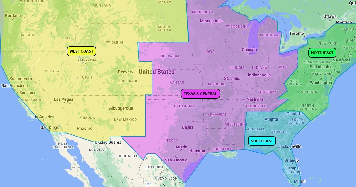 Port Drayage Regions : Scribble Maps