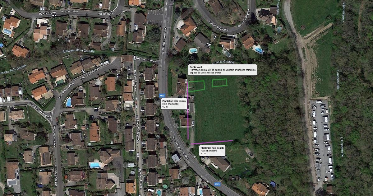 Poursuite zone centrale du parcours : Scribble Maps