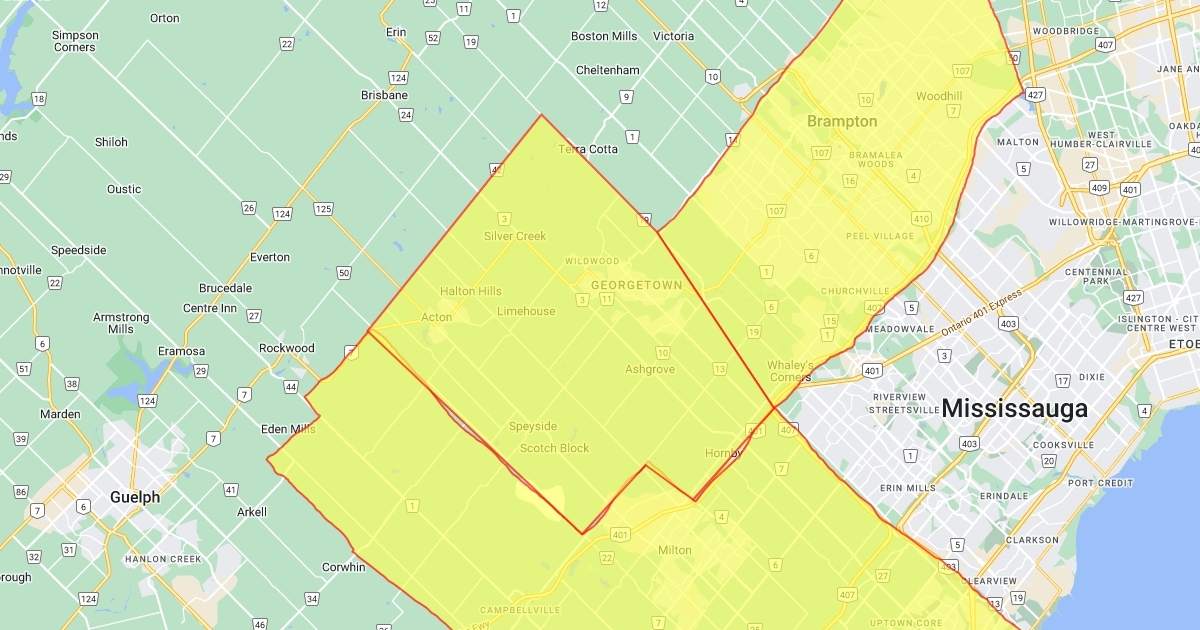 Proper Measure Brampton : Scribble Maps