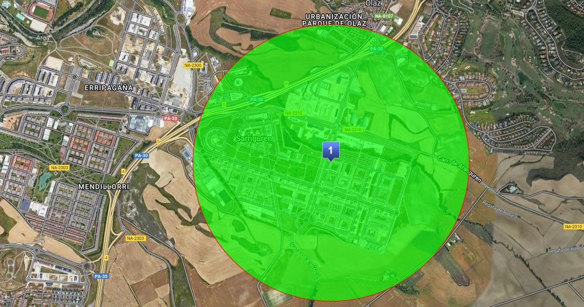 Sitios con Km : Scribble Maps