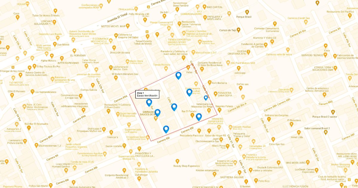 Recorrido territorial Ciudad Bolivar : Scribble Maps