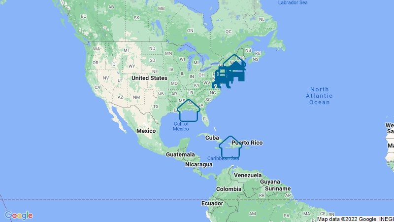 Lugares de Frederick Stark : Scribble Maps