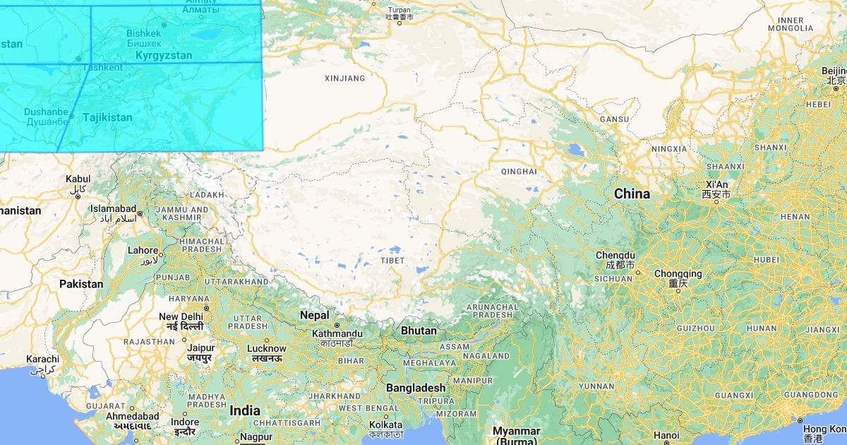 Proposed map of Central Asia : Scribble Maps