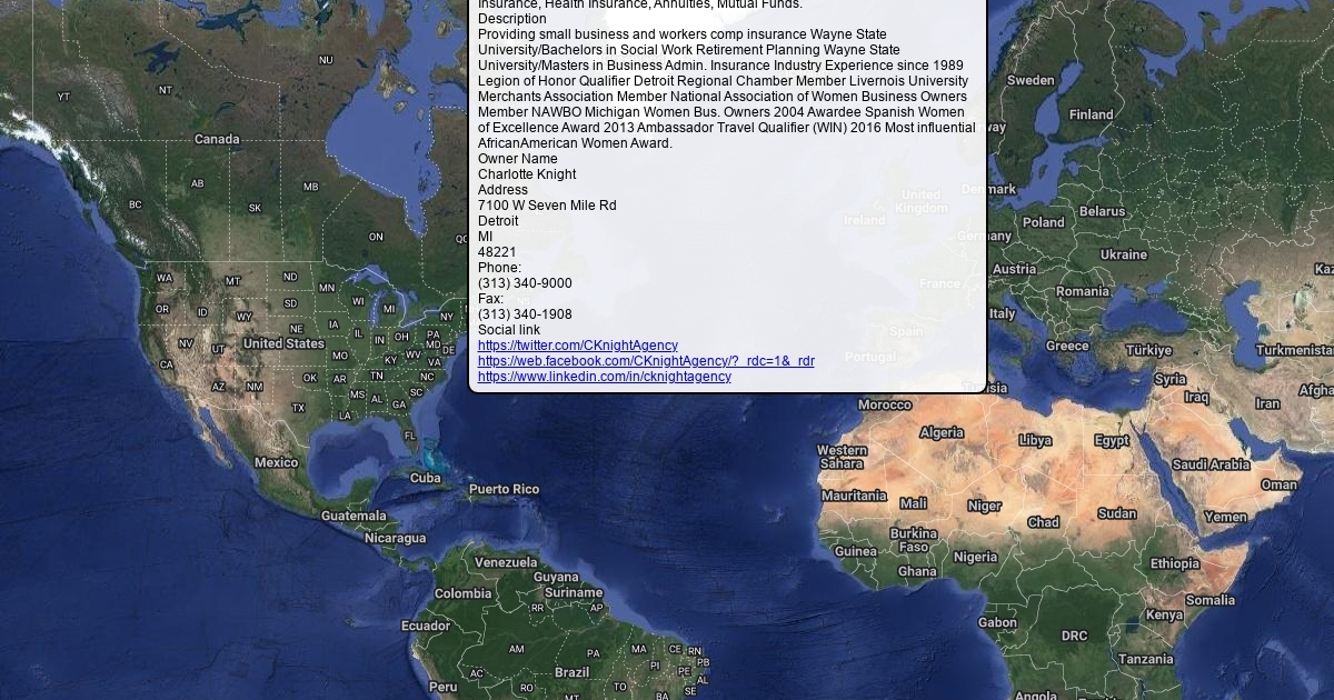 Charlotte Knight State Farm : Scribble Maps