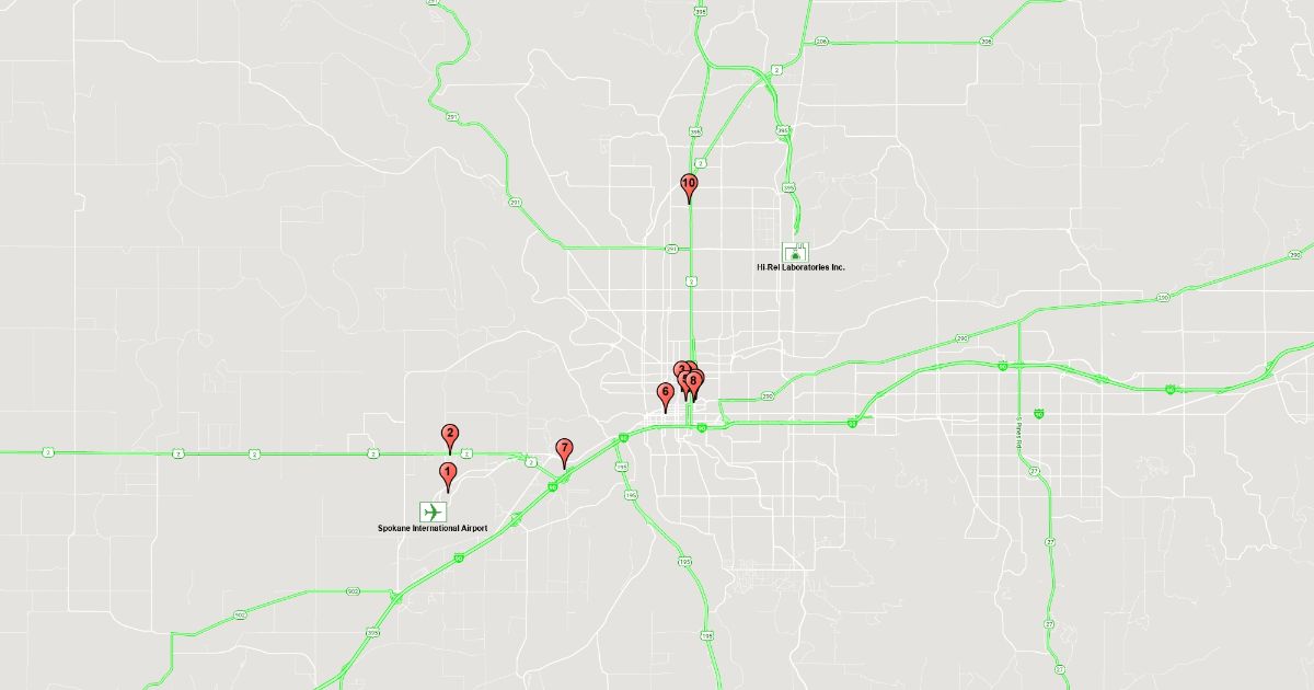 Hotels Overall : Scribble Maps
