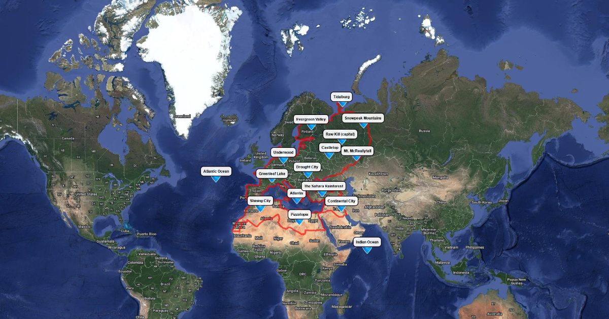 Create Your Own Country Map : Scribble Maps