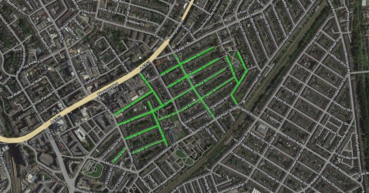 Splott area map : Scribble Maps