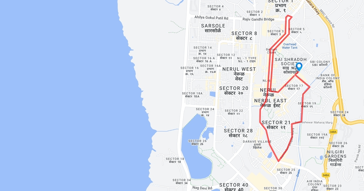 Rath Yatra route map : Scribble Maps