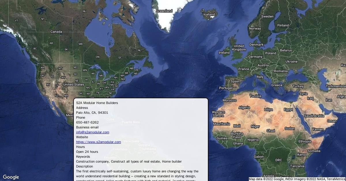S2A Modular Home Builders : Scribble Maps