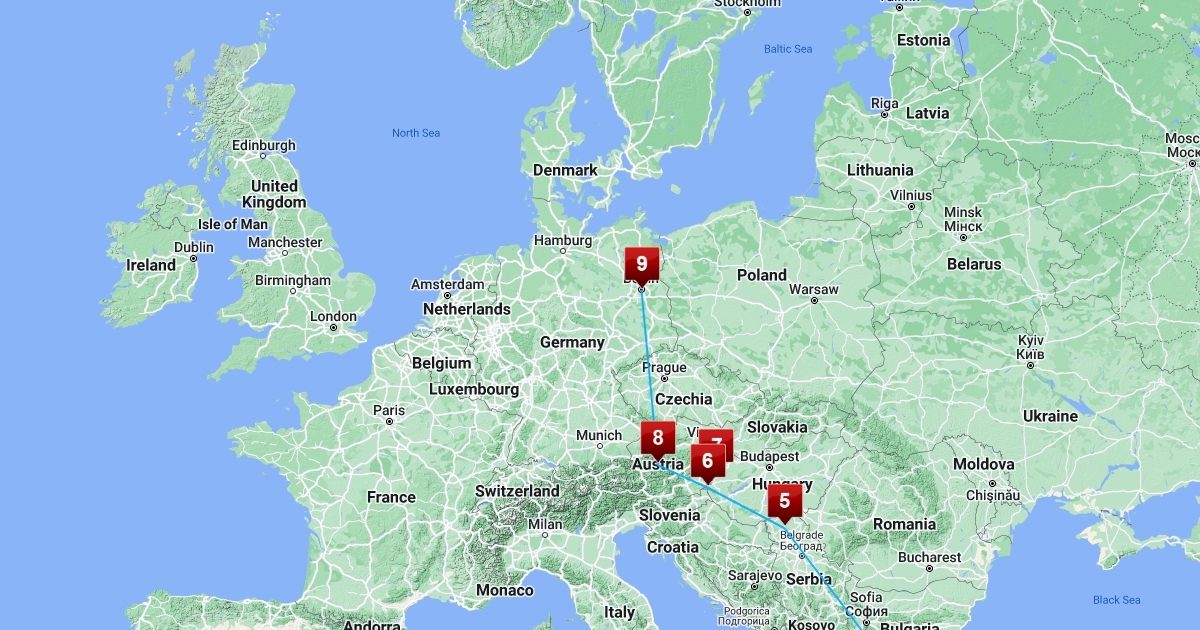 Refugee project map. : Scribble Maps