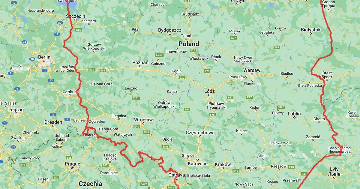 Mapa Polski : Scribble Maps