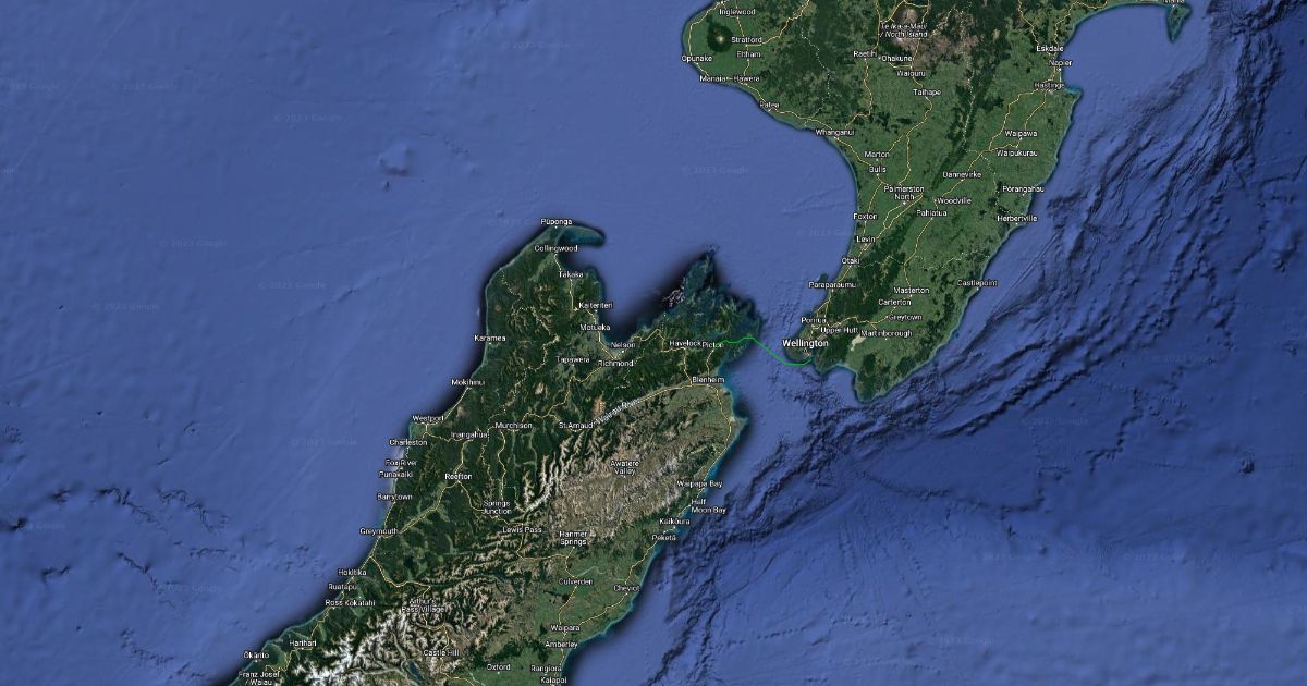 New Zealand 1 : Scribble Maps