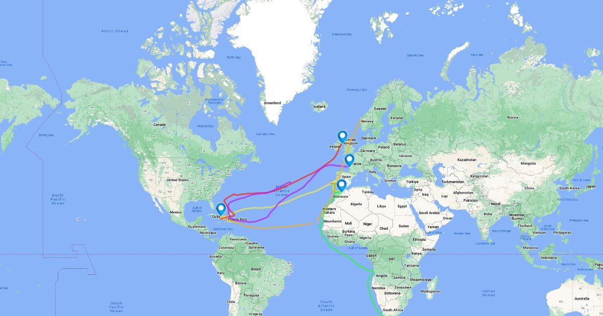 Map of exploration : Scribble Maps