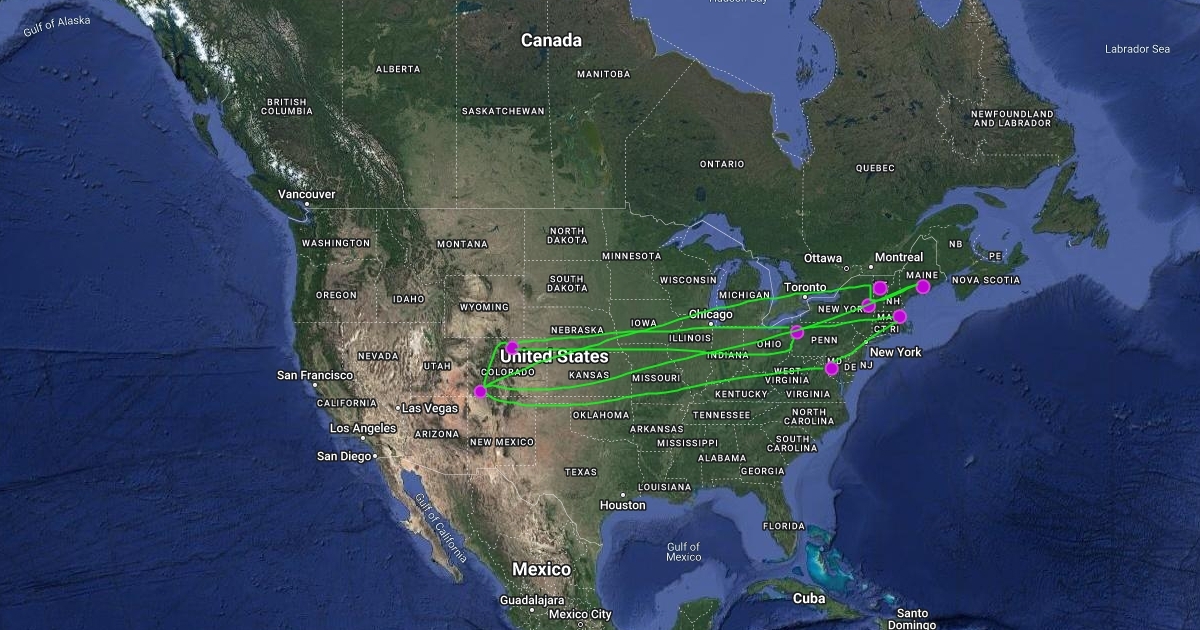 Riley Travels : Scribble Maps