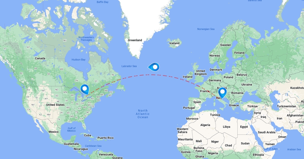 rome flight : Scribble Maps
