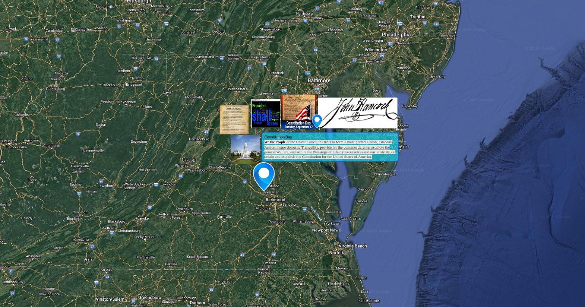 Constitution Day : Scribble Maps