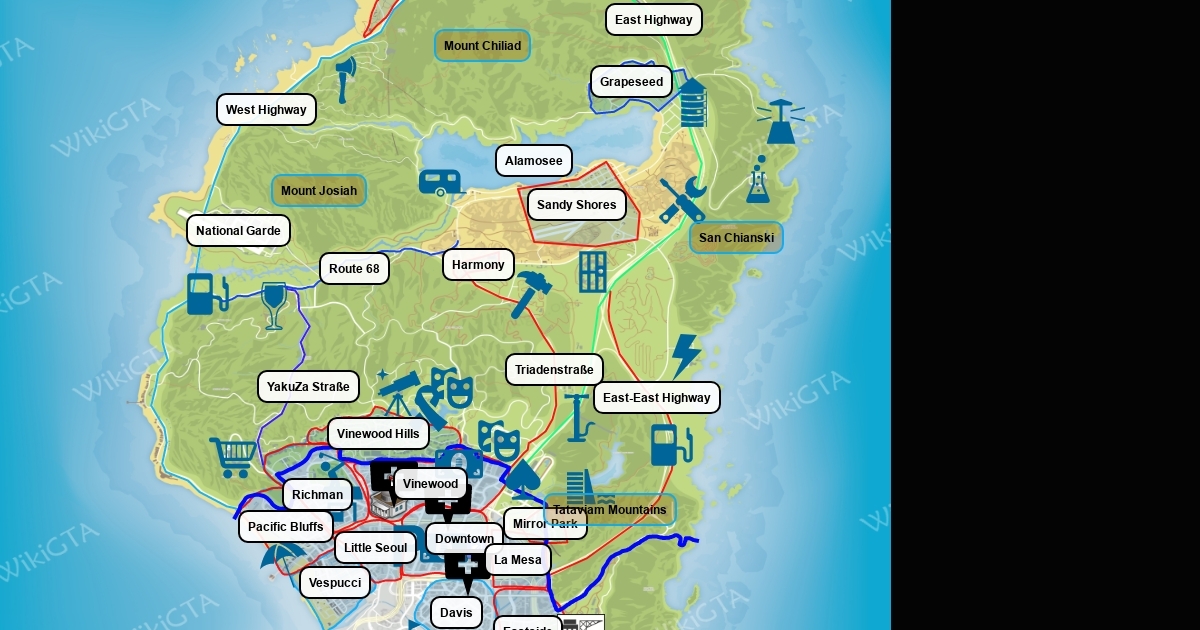 GrandRP Map : Scribble Maps