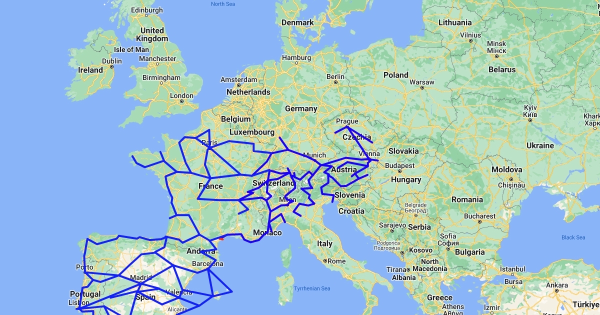 World Railway Map 2 : Scribble Maps