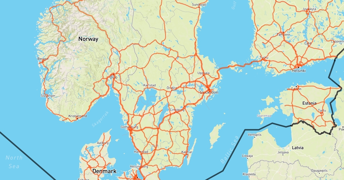 Alternate Scandinavian SFRJ : Scribble Maps