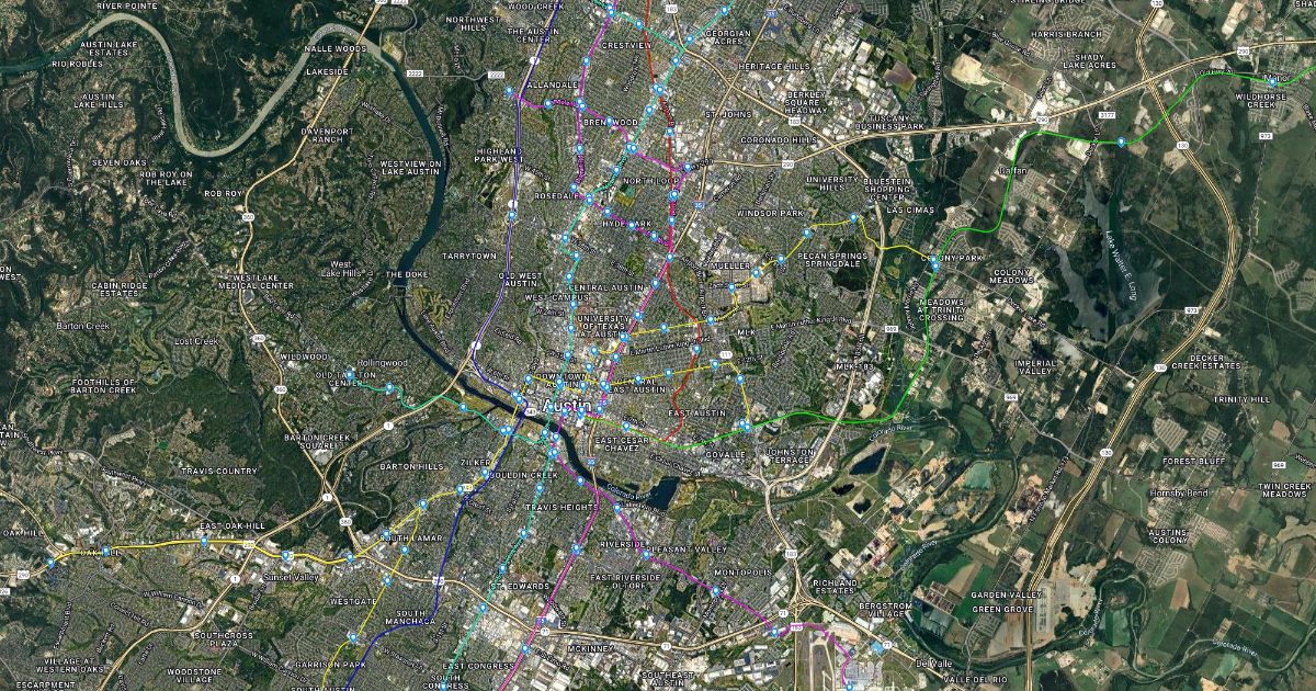 Austin Rail Network : Scribble Maps