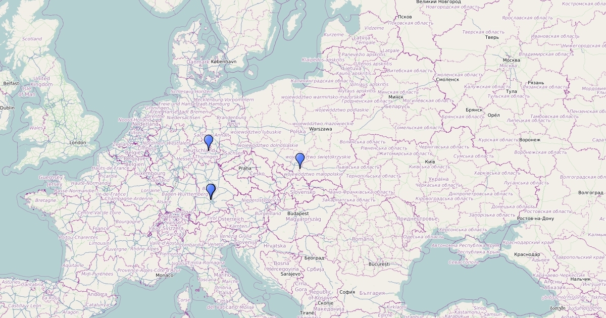 Some Nazi Concentration Camps : Scribble Maps