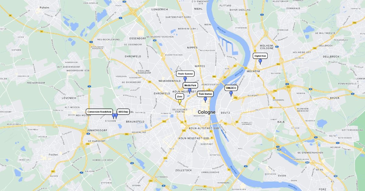 Cologne : Scribble Maps