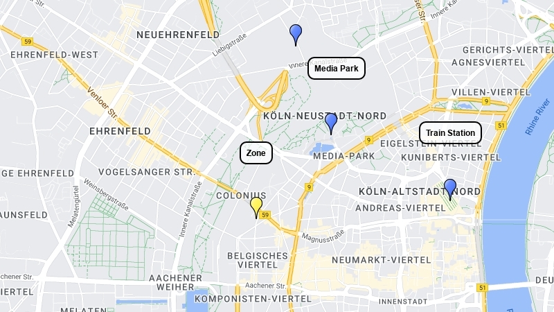 Cologne : Scribble Maps