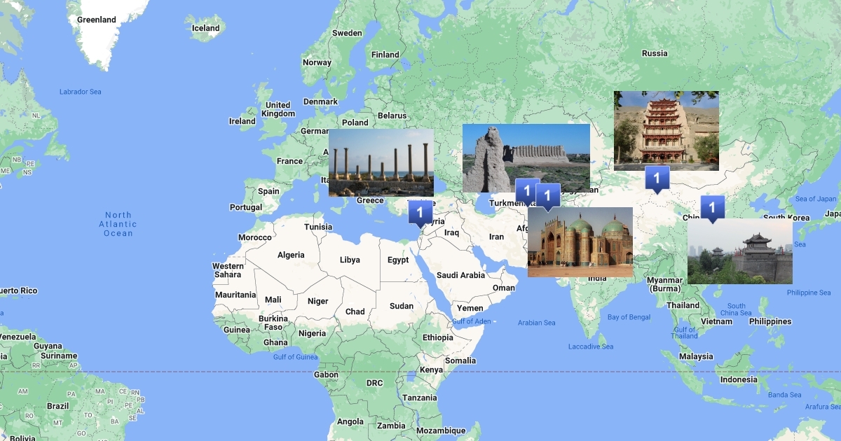 Silk Road map assignment : Scribble Maps